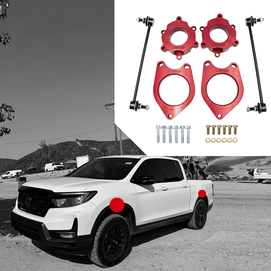 Honda Ridgeline 2017 - Current 1.5" Jsport Lift Kit – JsportUSA